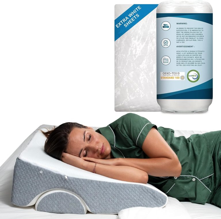 DIGAR 8 Inch Bed Wedge Pillow Review - Elevate Your Sleep: Wedge Pillow ...